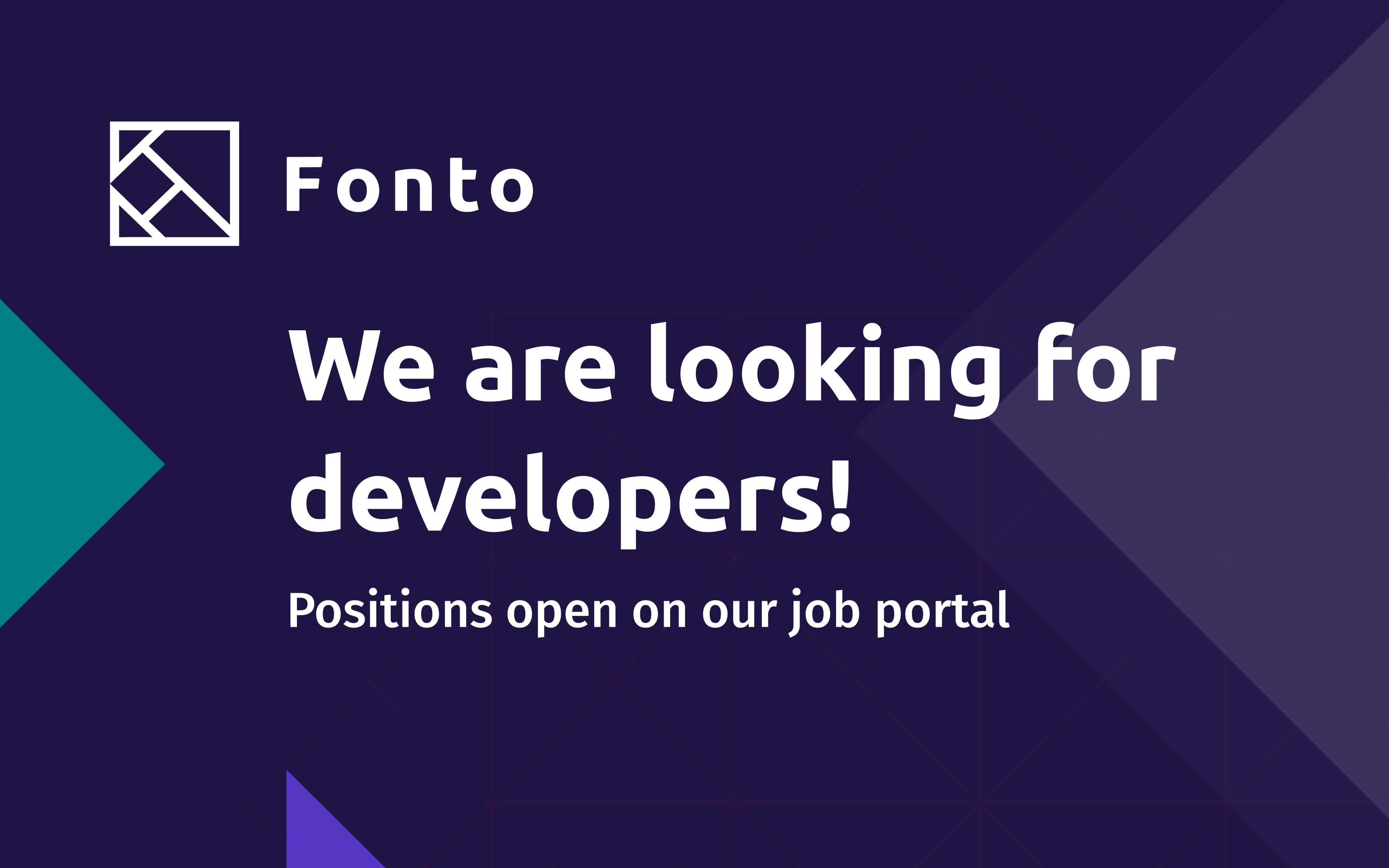 Fonto Careers - Looking for talented and driven individuals