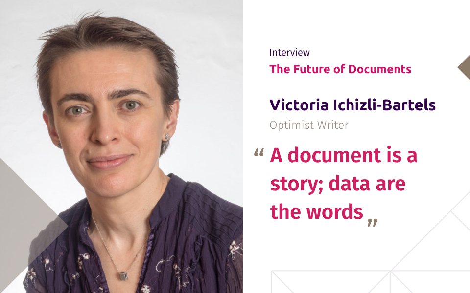 Victoria Ichizli-Bartels (Optimist Writer): "A document is a story ...